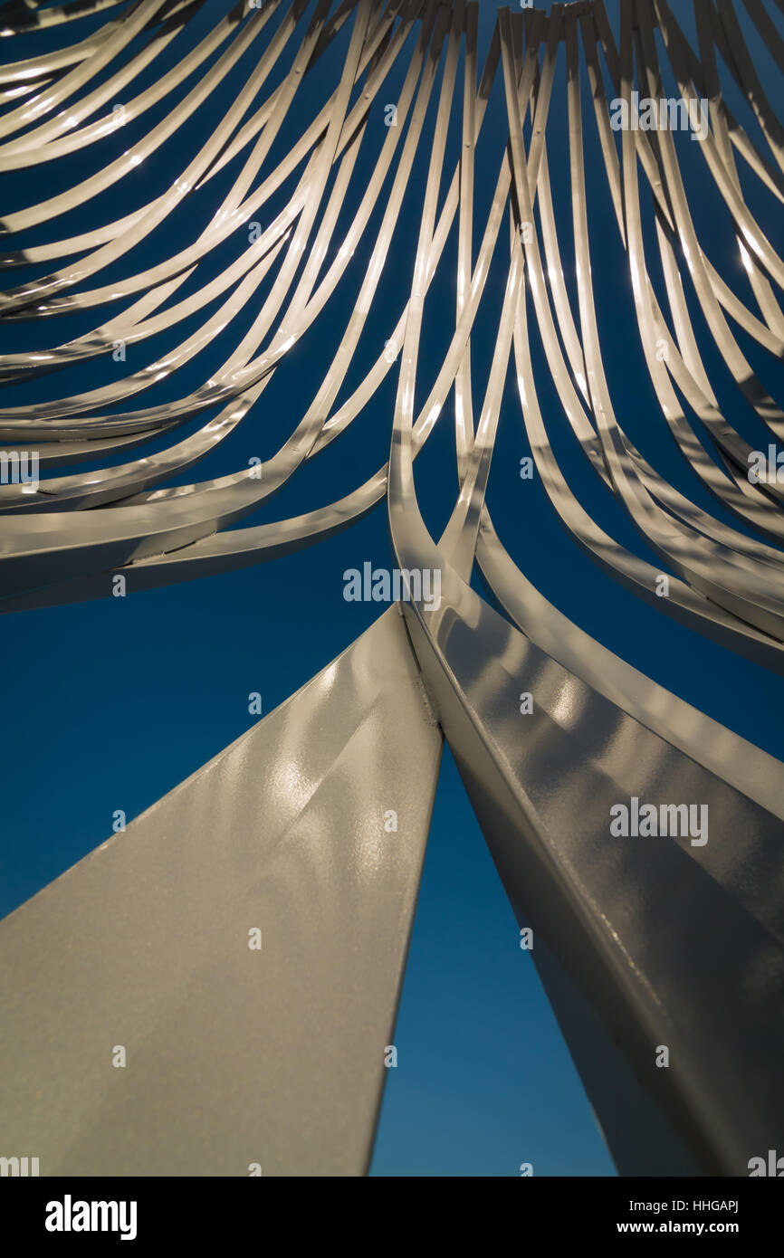 Shiny Metallic Structure Stock Photo - Alamy