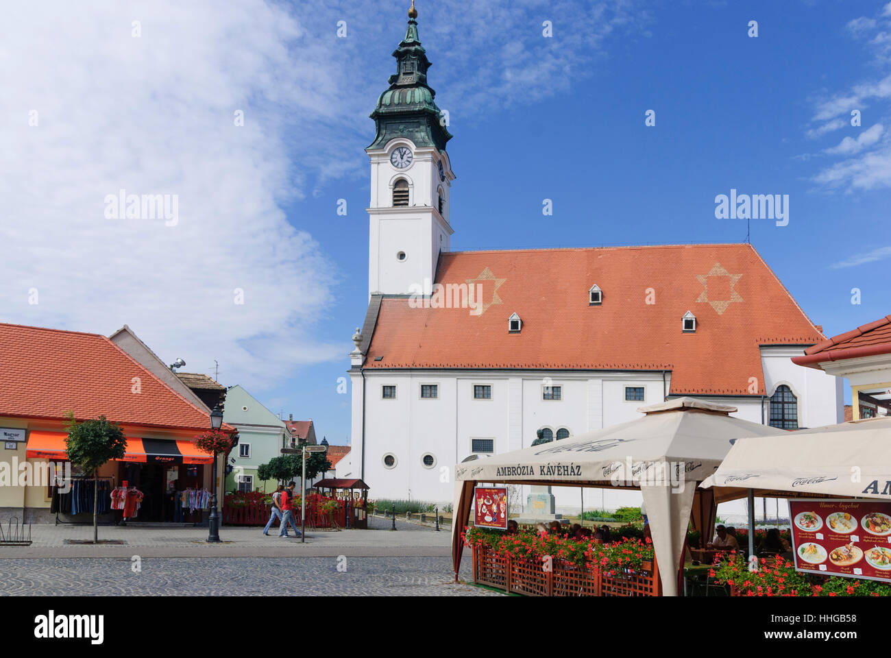 Mosonmagyarovar (Wieselburg - Ungarisch-Altenburg): church Saint ...