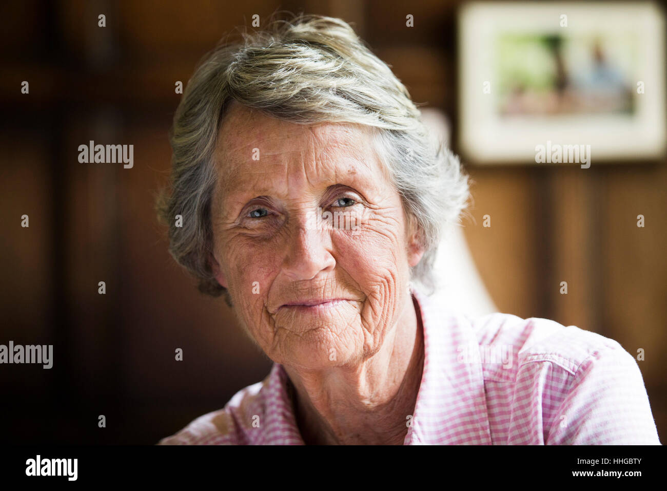 Rachael Heyhoe Flint at her home in Wolverhampton Stock Photo - Alamy