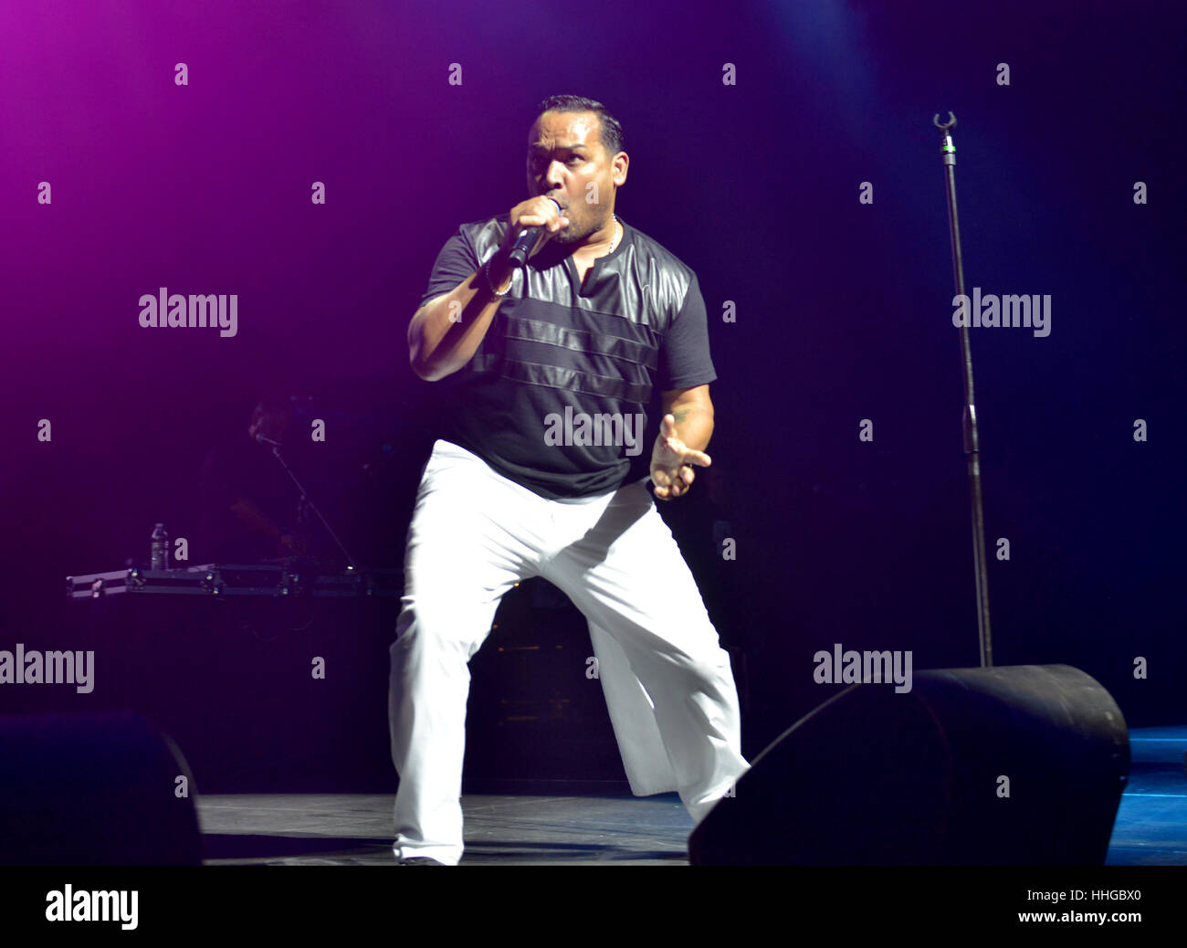 George Lamond performing live onstage during the Power 96 Holiday ...