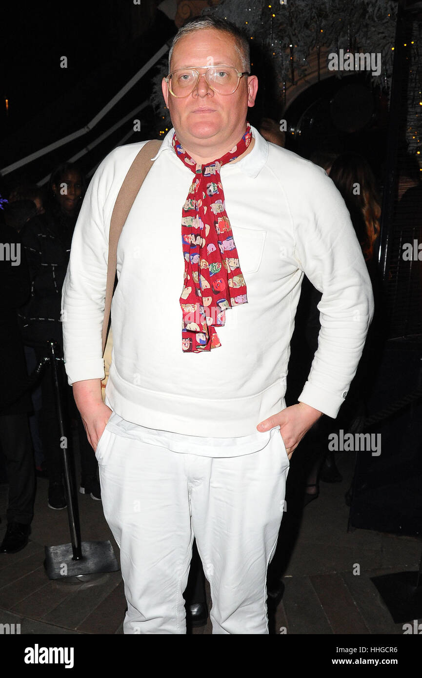 Giles Deacon attending the Love Magazine Christmas Party, at the George ...