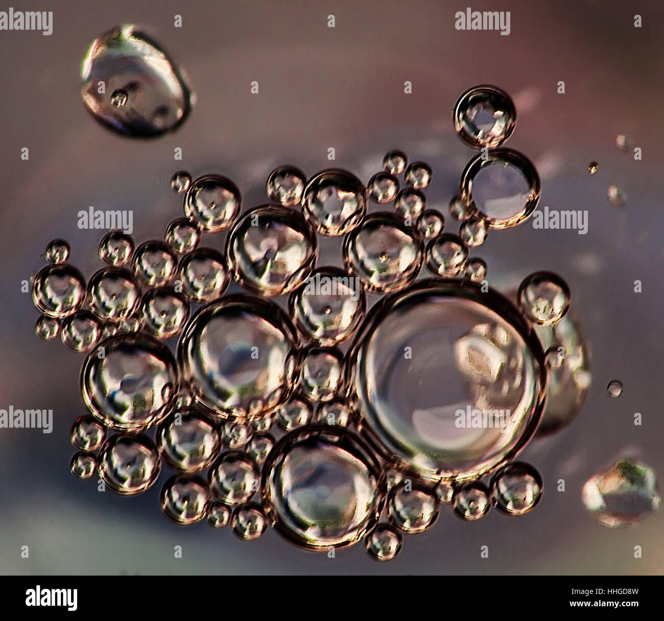 Colorful oil drops hi-res stock photography and images - Alamy