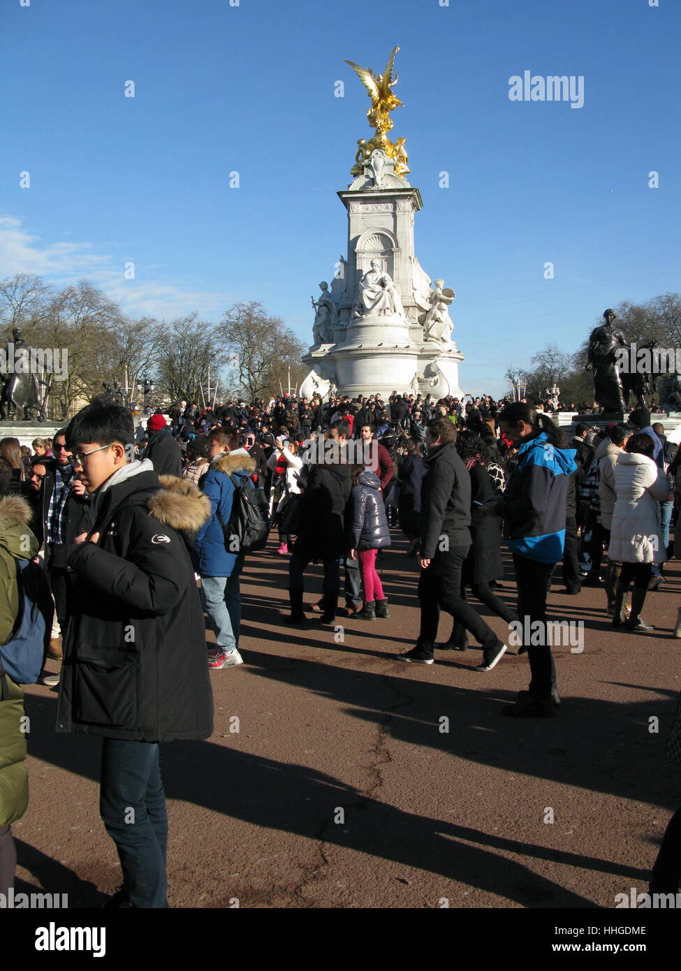 Victoria Memorial, Buckingham Palace, London Stock Photo - Alamy