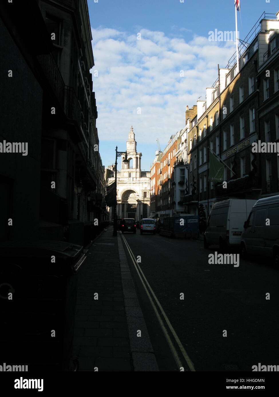 Half Moon Street, Mayfair, London Stock Photo - Alamy