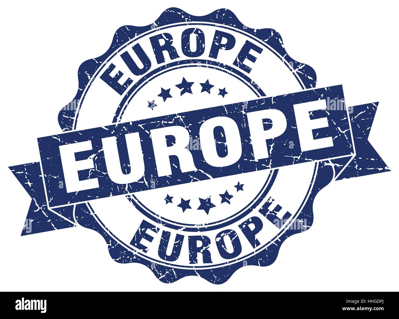 europe round ribbon seal Stock Vector Image & Art - Alamy
