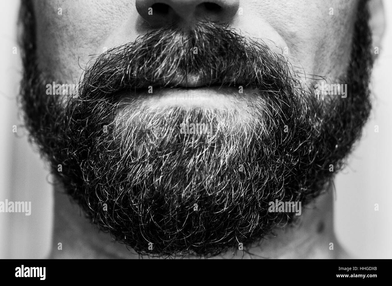 Close up of a Beard Stock Photo - Alamy