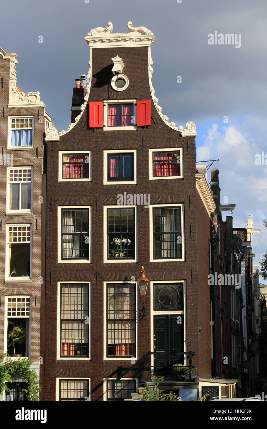 house, building, houses, tenements, netherlands, style of construction ...