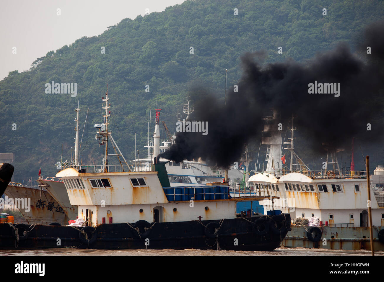 smoke, smoking, smokes, fume, asia, harbor, harbours, environmental ...
