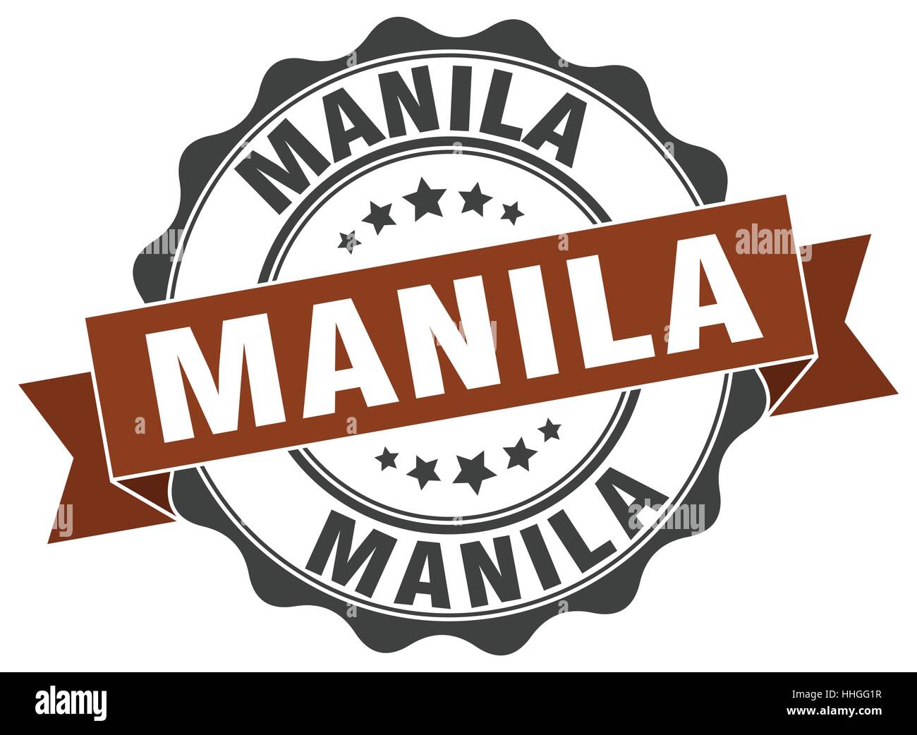 Seal of manila Cut Out Stock Images & Pictures - Alamy