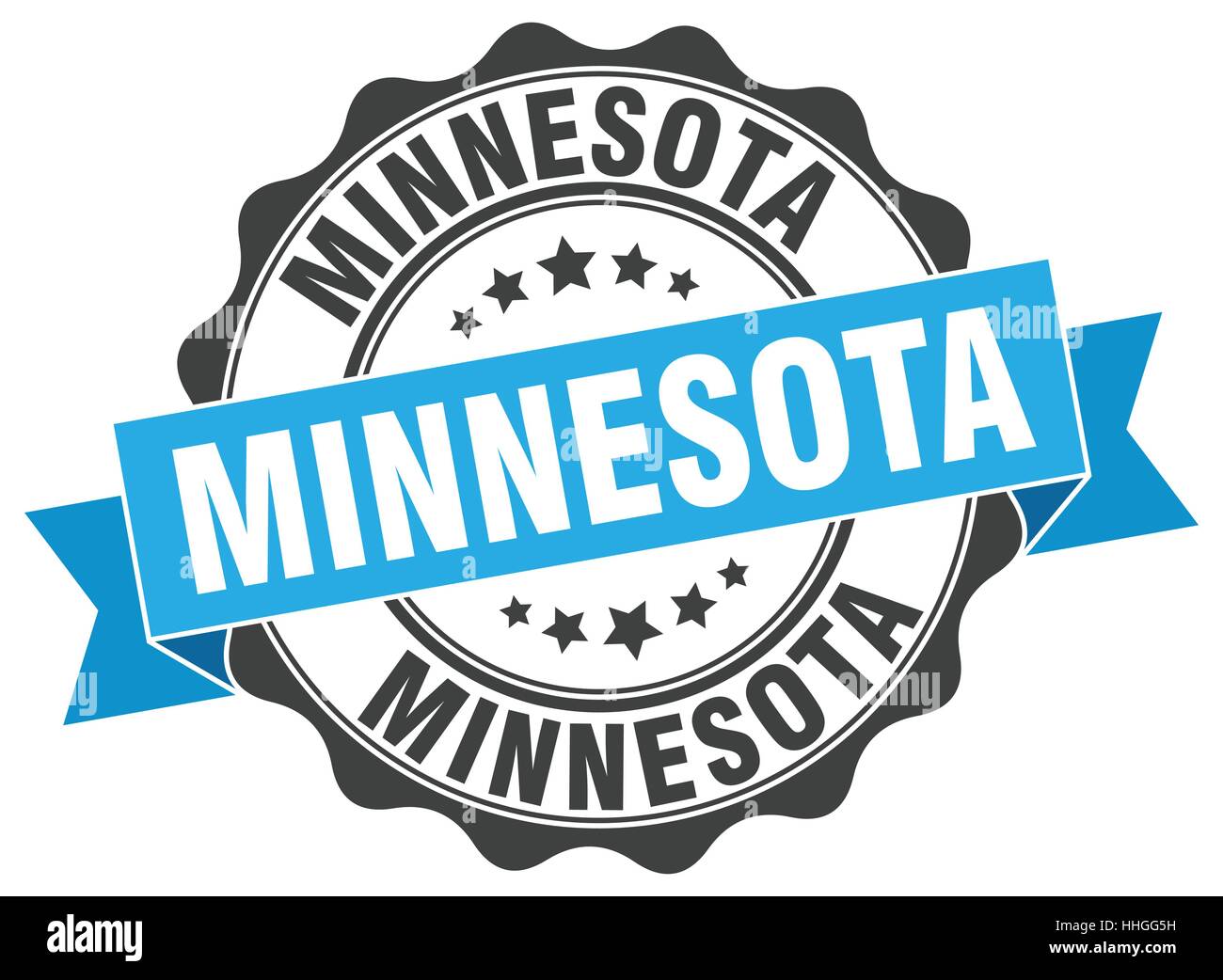 Minnesota round ribbon seal Stock Vector Image & Art - Alamy