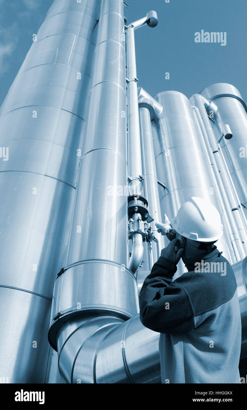 Poisonous gas factory worker hi-res stock photography and images - Alamy
