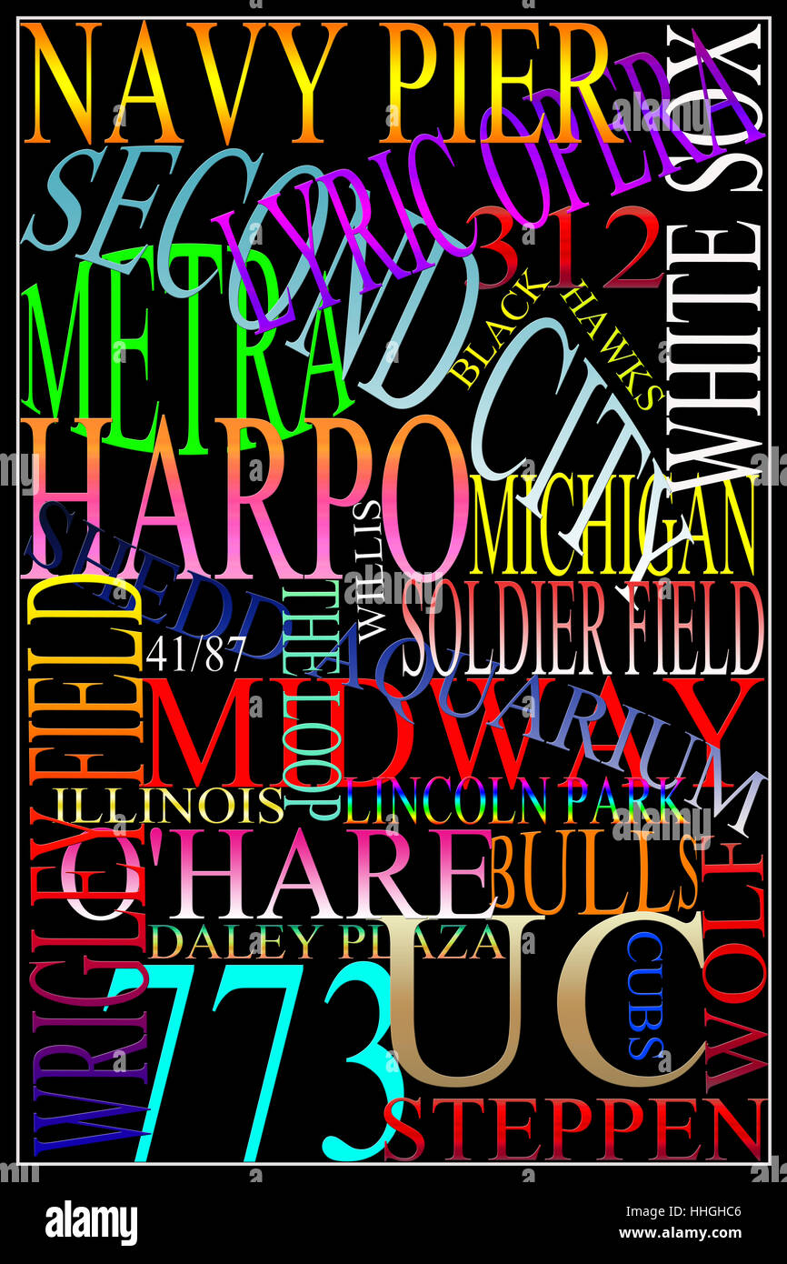 All Things Chicago Stock Photo - Alamy