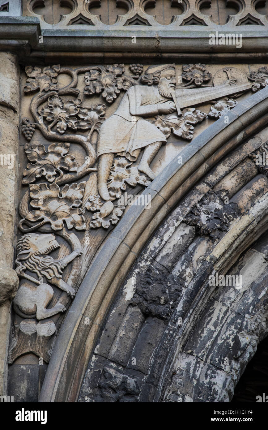 Detail Of The Magnificent Sculptural Work On The Ethelbert Gateway In