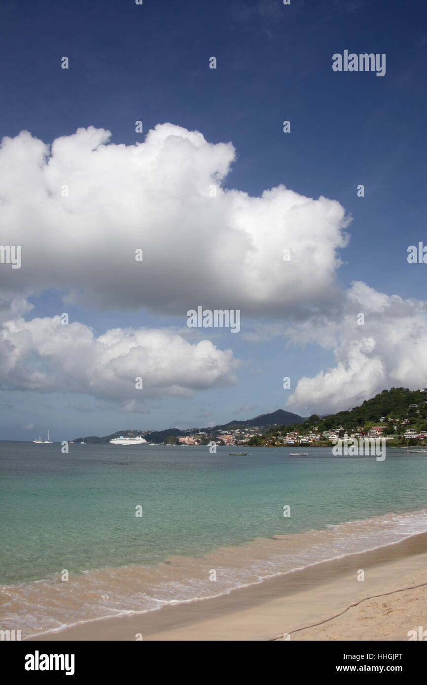 View grand anse beach hi-res stock photography and images - Alamy