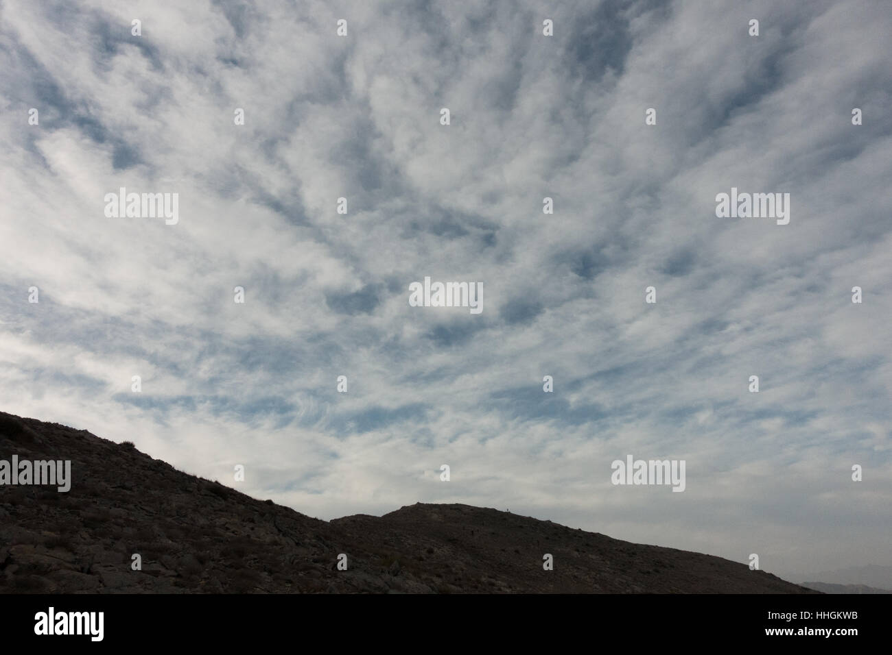 A landscape view of the sky from the top of the mountain Stock Photo ...