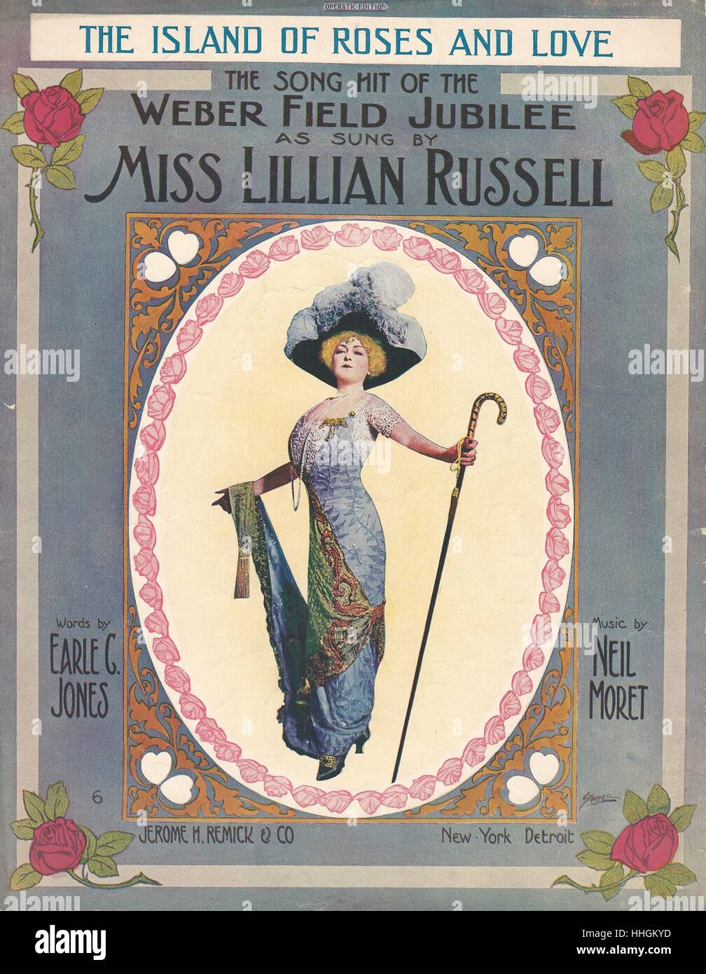 "'Weber Field Jubilee" 1912 Musical Sheet Music Cover Stock Photo - Alamy