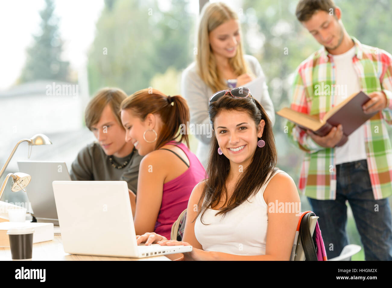 study, laptop, notebook, computers, computer, laugh, laughs, laughing ...
