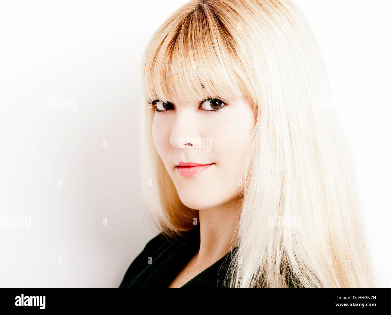 woman, beautiful, beauteously, nice, portrait, thinking, maddening ...