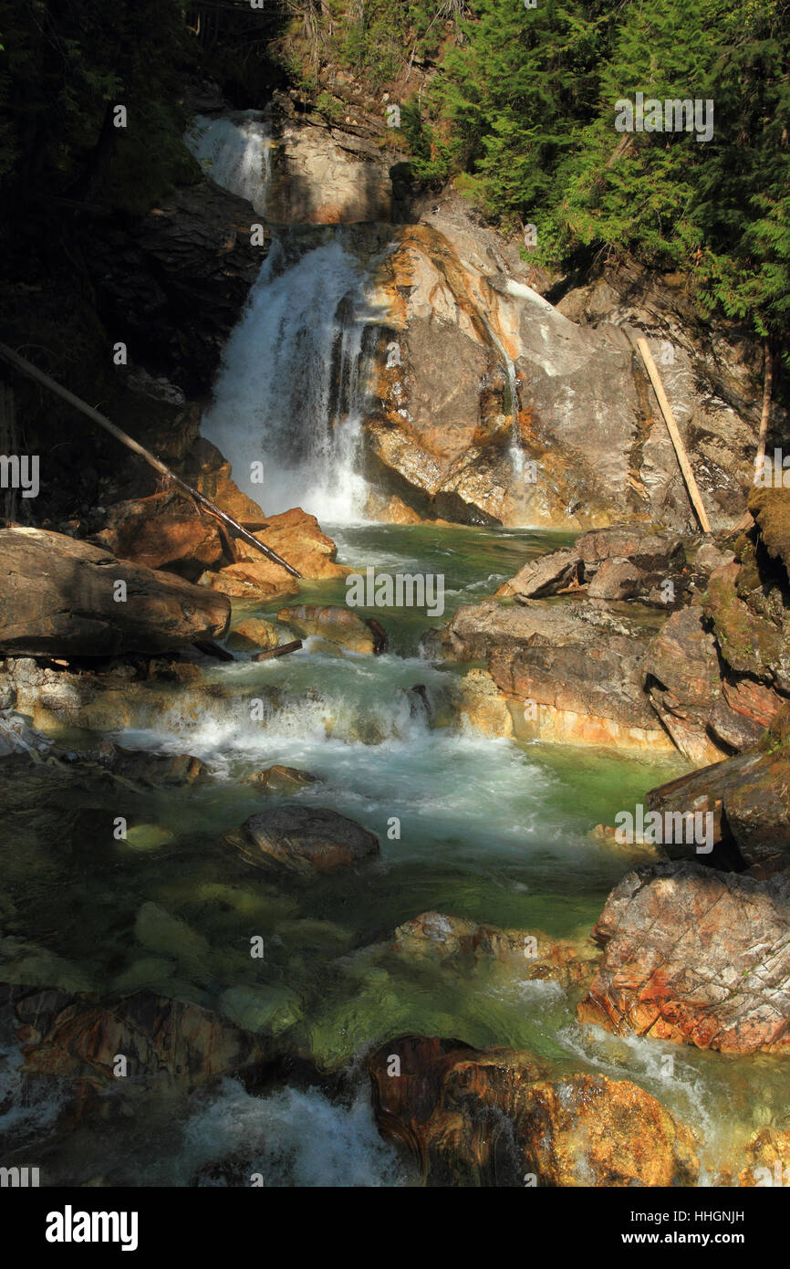 stream, waterfalls, creek, falls, cascade, flow, canada, current, rocks ...
