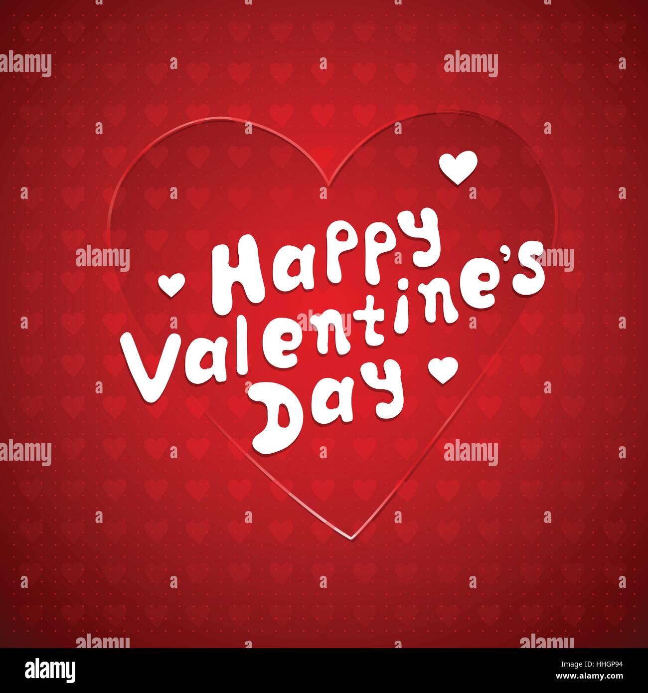 Rendering valentine hearts Stock Vector Images - Alamy