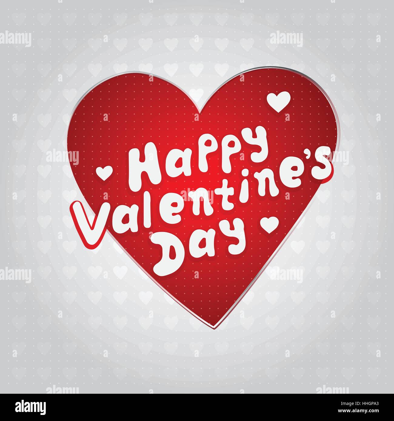 Happy Valentine s Day hearts Stock Vector Image & Art - Alamy