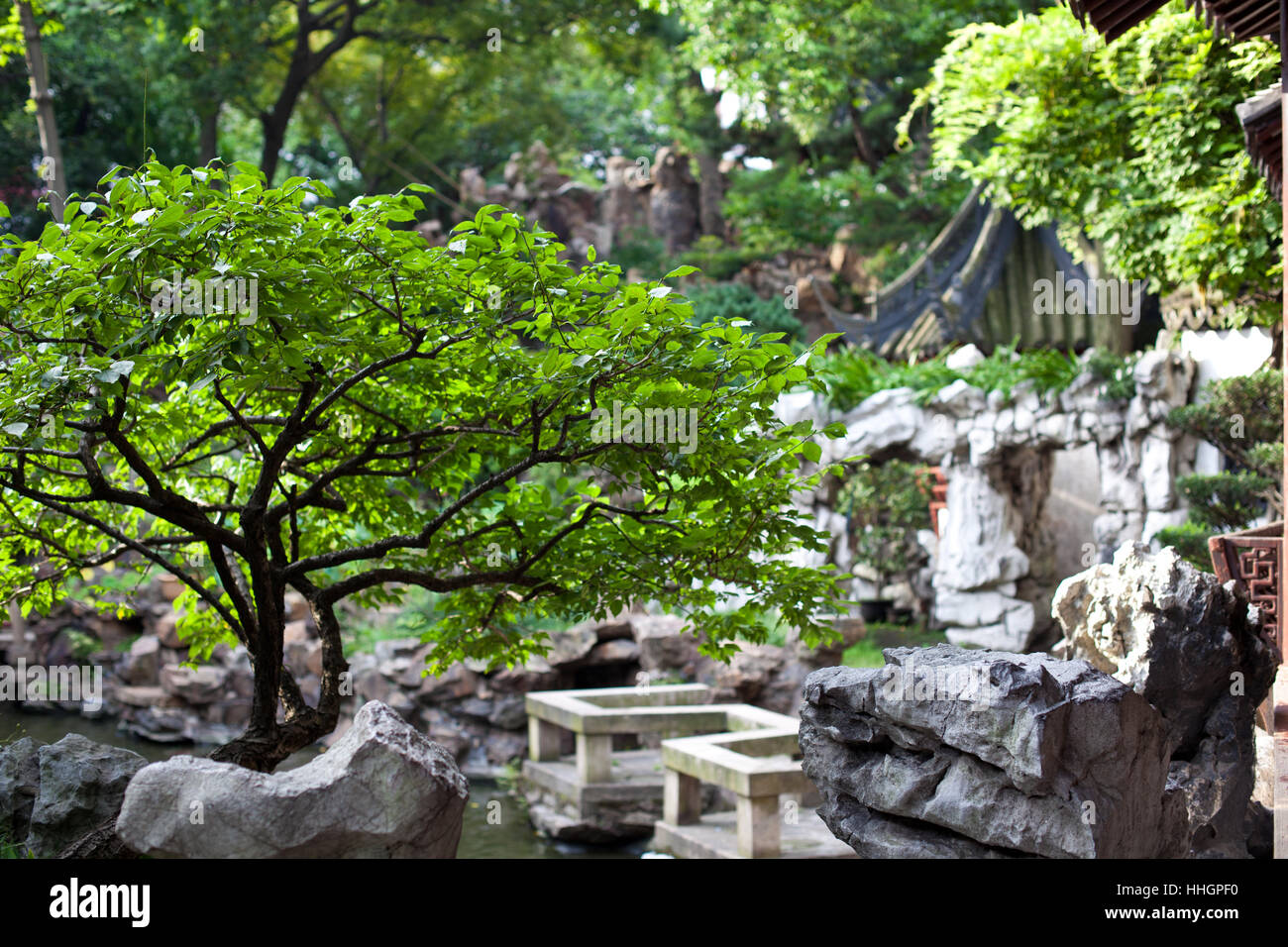 park, garden, sightseeing, recuperation, gardens, china, blue, humans ...