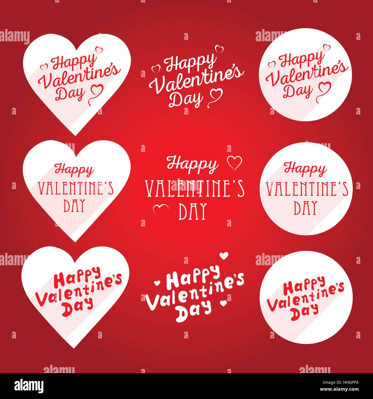 Valentine s day vector vectors hi-res stock photography and images - Alamy