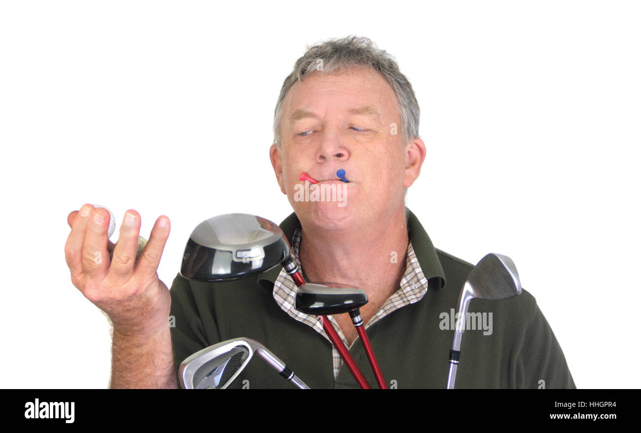 golf, golfer, man, senior, senior citizen, elderly person, elder person ...