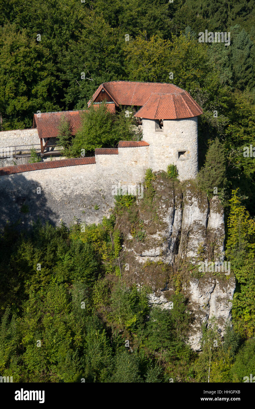 blue, tree, trees, bavaria, roofs, style of construction, architecture ...