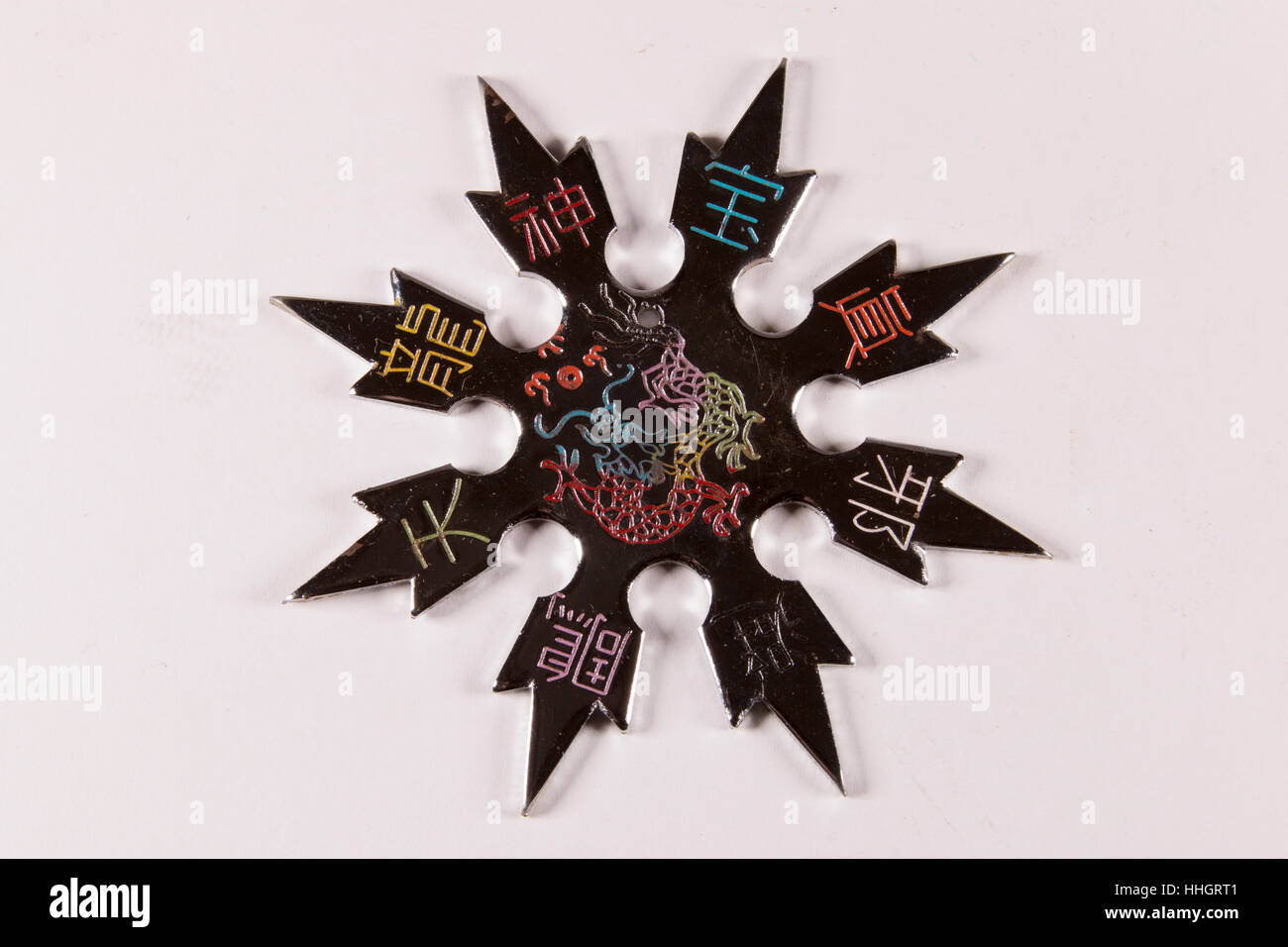 Shuriken - Japanese Throwing Star Stock Photo - Alamy