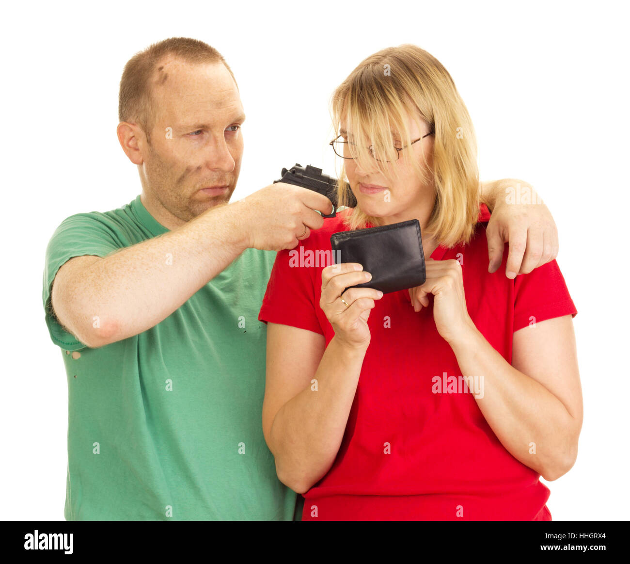 Woman gun purse hi-res stock photography and images - Alamy