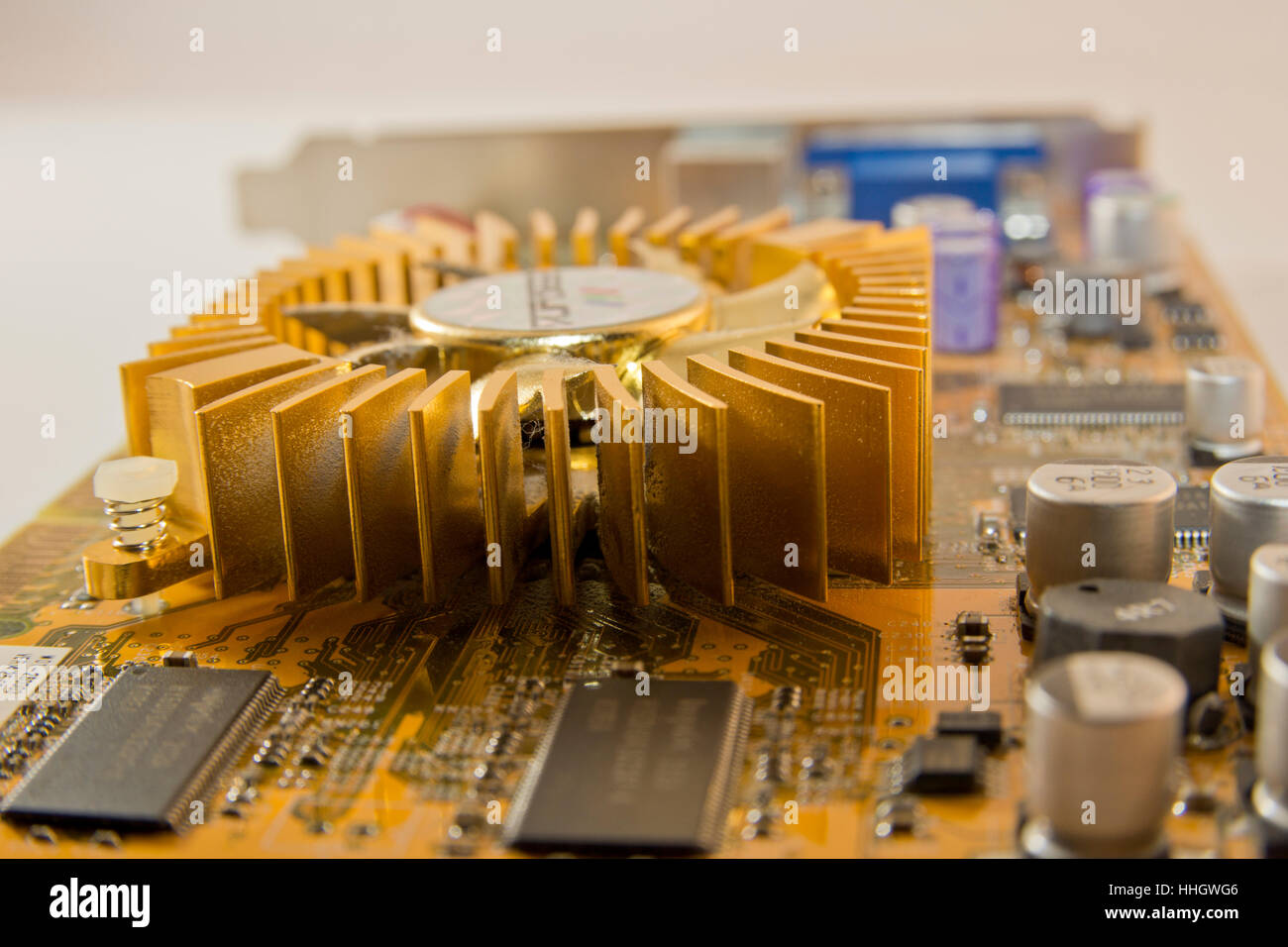 printed circuit board, circuit, capacitor, resistors, graphics card ...