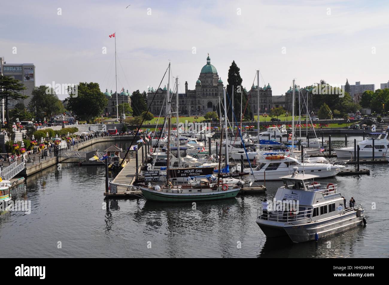 west canada: port of victoria Stock Photo - Alamy