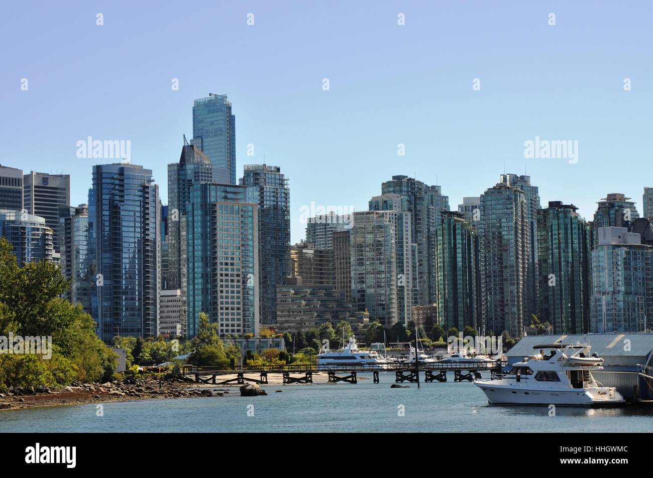 west canada: view of vancouver Stock Photo - Alamy
