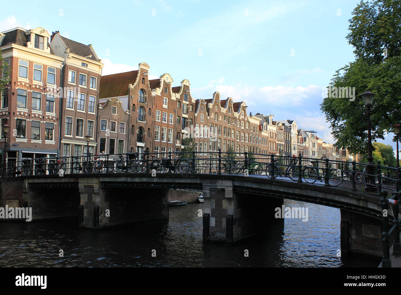 bridge, netherlands, amsterdam, channels, ditch, river, water, blue ...
