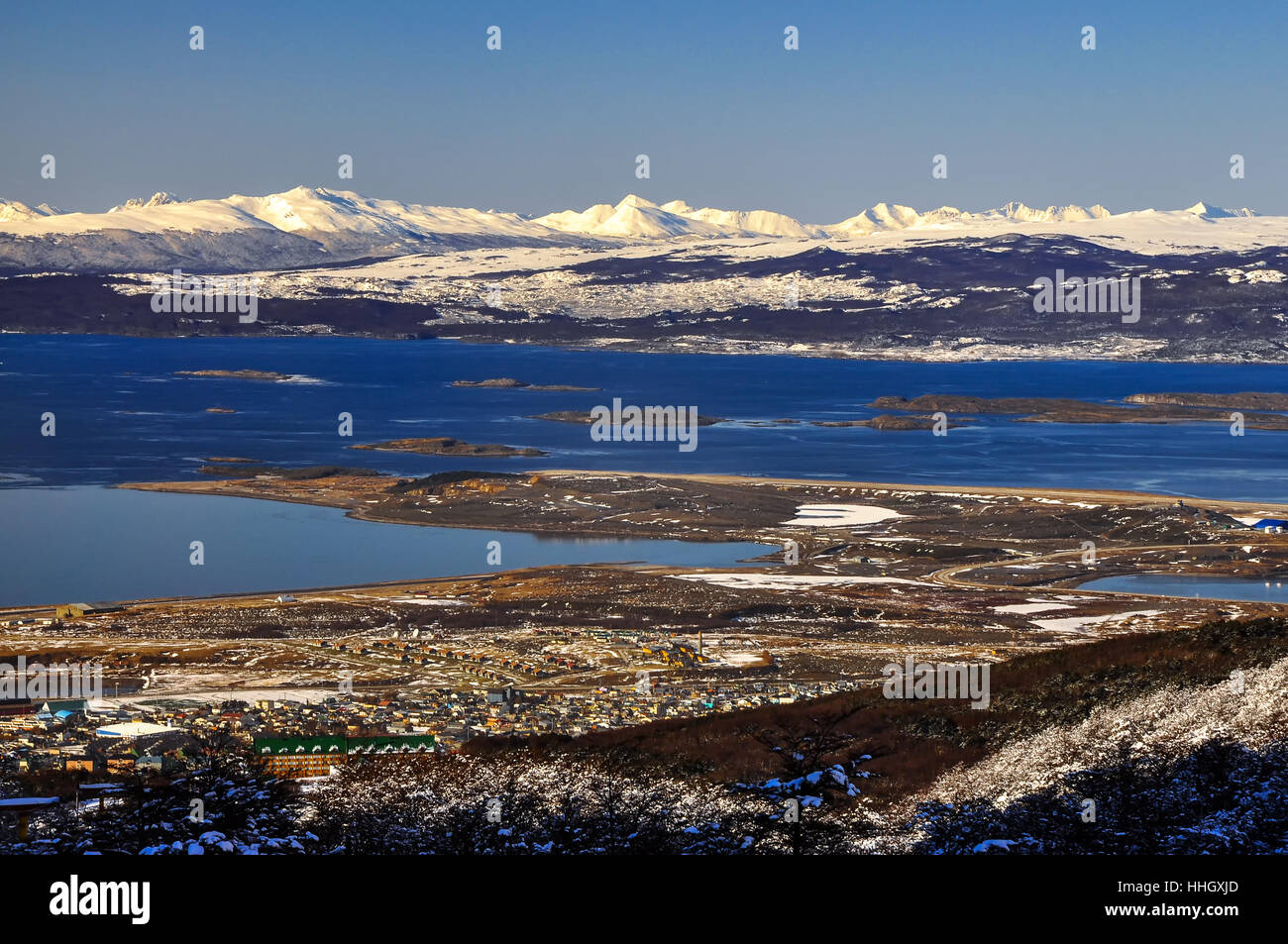 Beagle channel argentina lookout wilderness hi-res stock photography ...