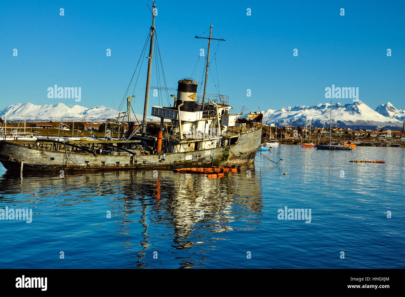winter, bay, boat, salt water, sea, ocean, water, mountain, rowing boat ...
