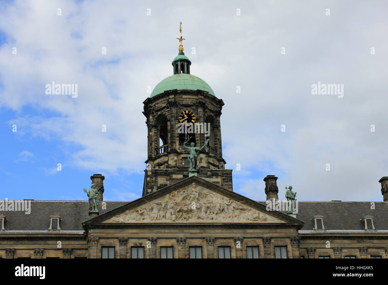 Amsterdam palace dam square hi-res stock photography and images - Alamy