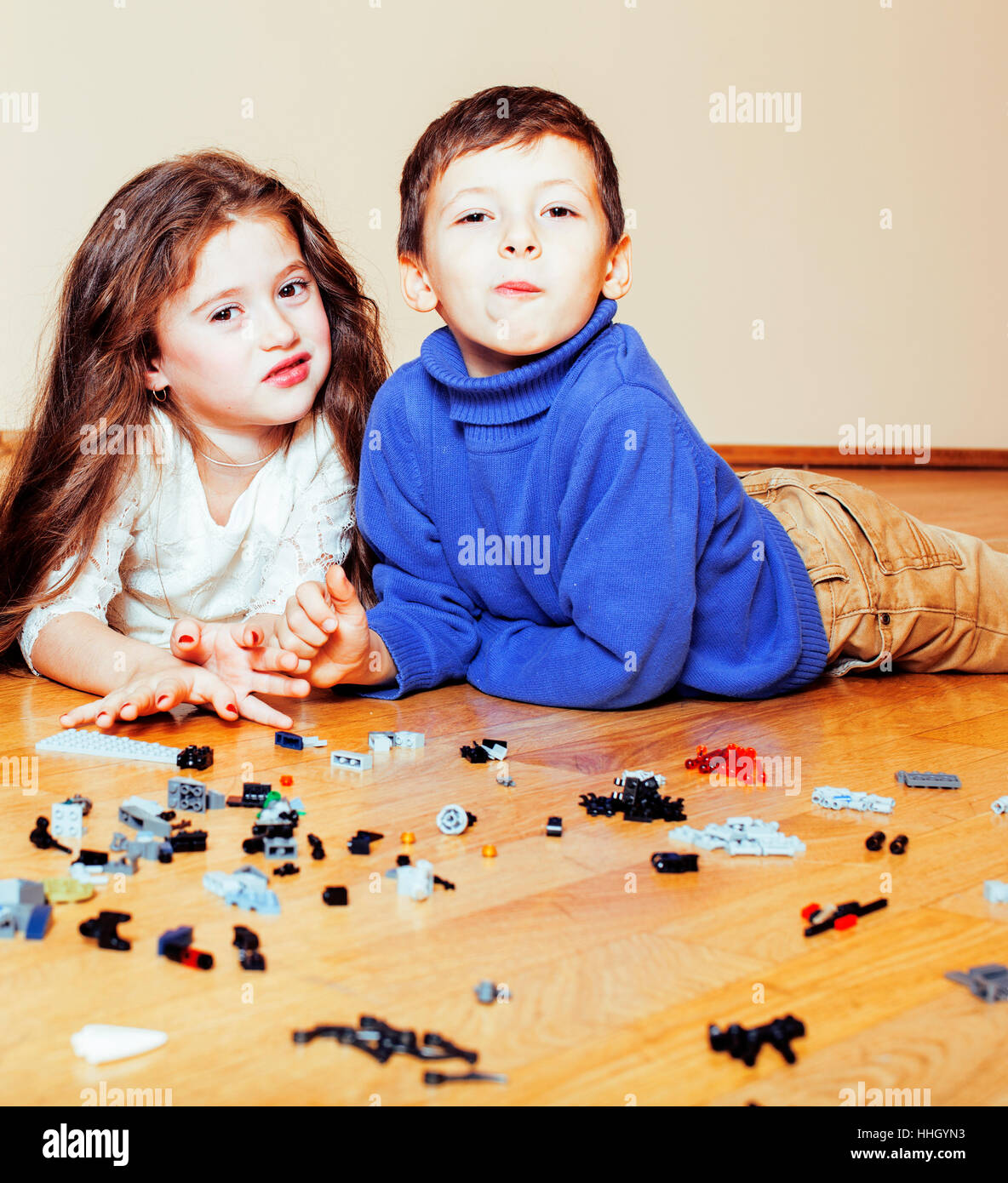 Funny Cute Children Playing Lego High Resolution Stock Photography and ...