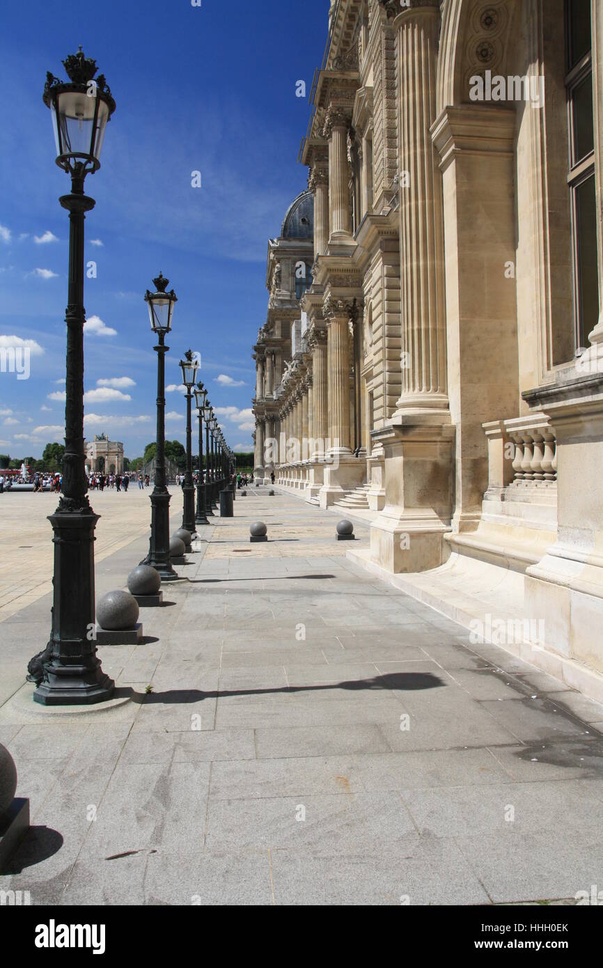 Louvre museum paris cour marly hi-res stock photography and images - Alamy