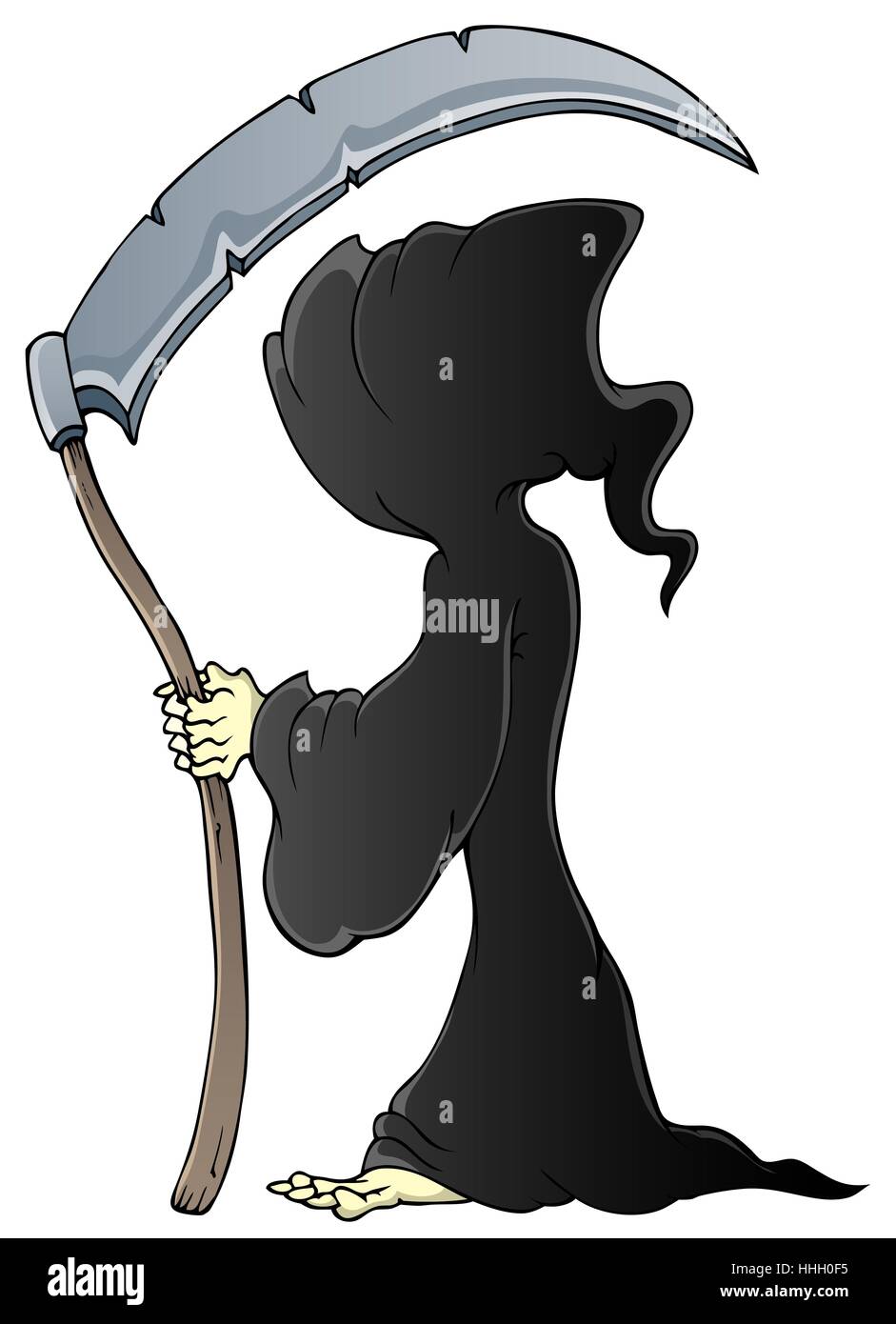 Grim Reaper Side View Grim Reaper Stock Photo Download Image Now