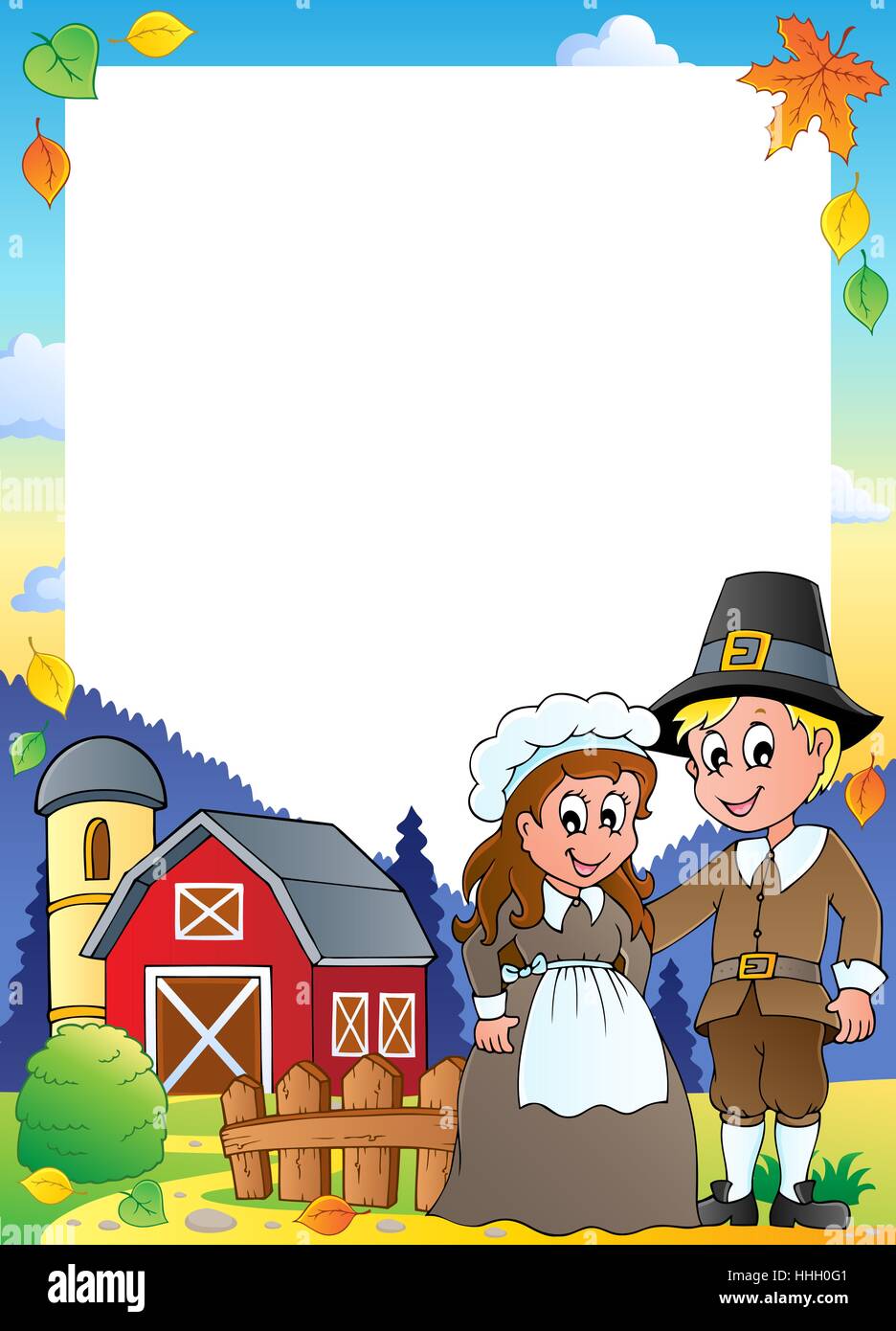 composition, season, pilgrim, thanksgiving, frame, thematic, framework ...