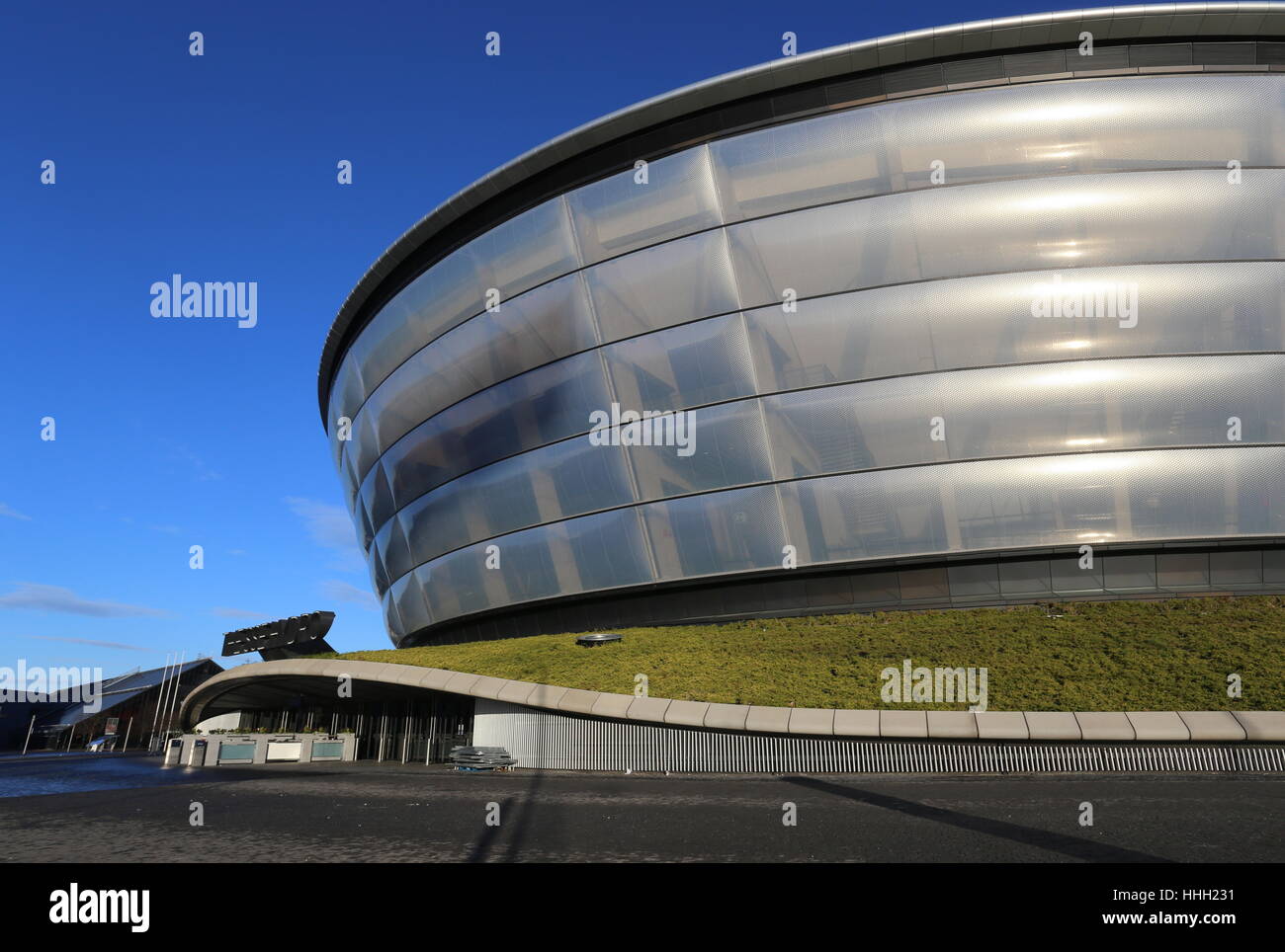 Exterior of the SSE Hydro Glasgow Scotland January 2017 Stock Photo - Alamy