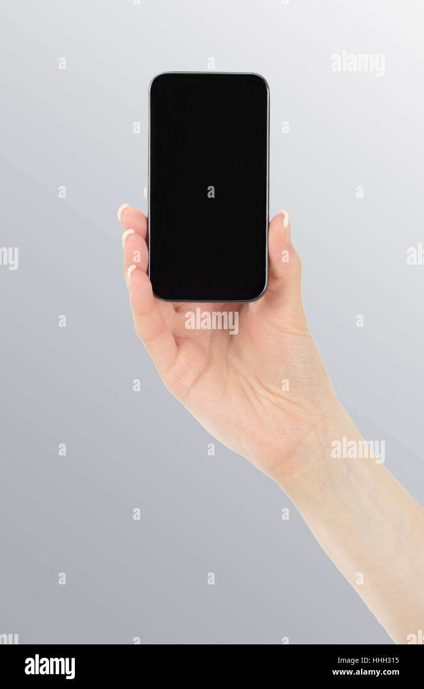 telephone, phone, hand, cellphone, mobile, mobile phone, isolated ...