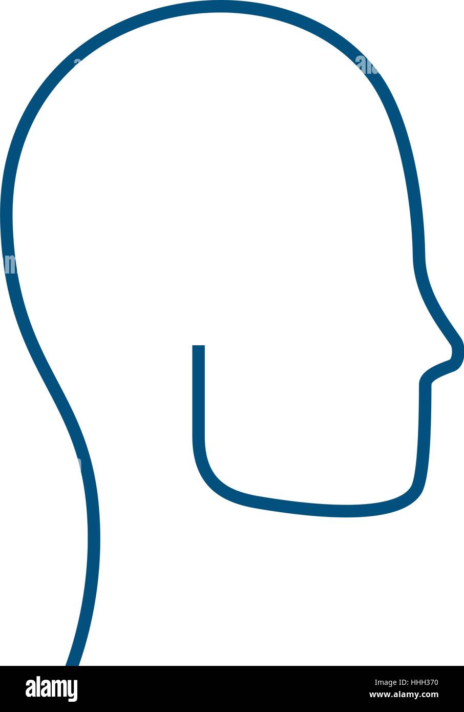 head human profile icon vector illustration design Stock Vector Image ...