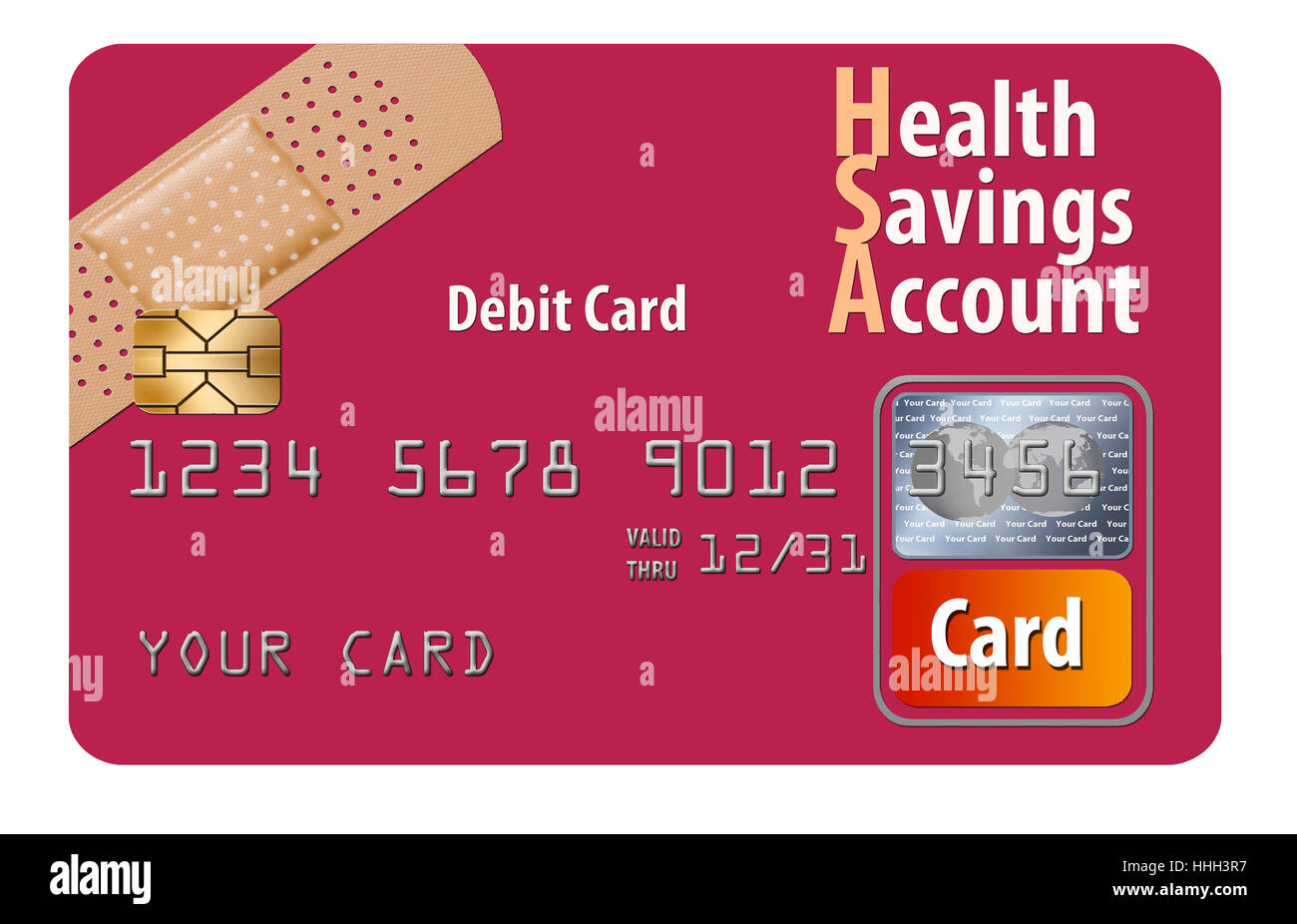 Health Savings Account debit card Stock Photo - Alamy