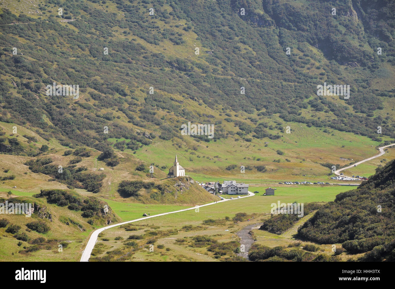alps, landscape, scenery, countryside, nature, mountain, church, alps ...