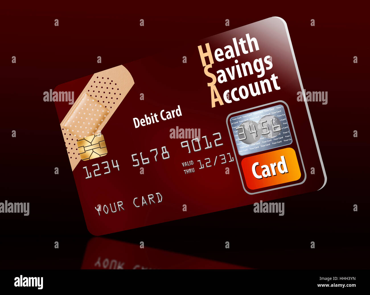 Health Savings Account debit card Stock Photo - Alamy