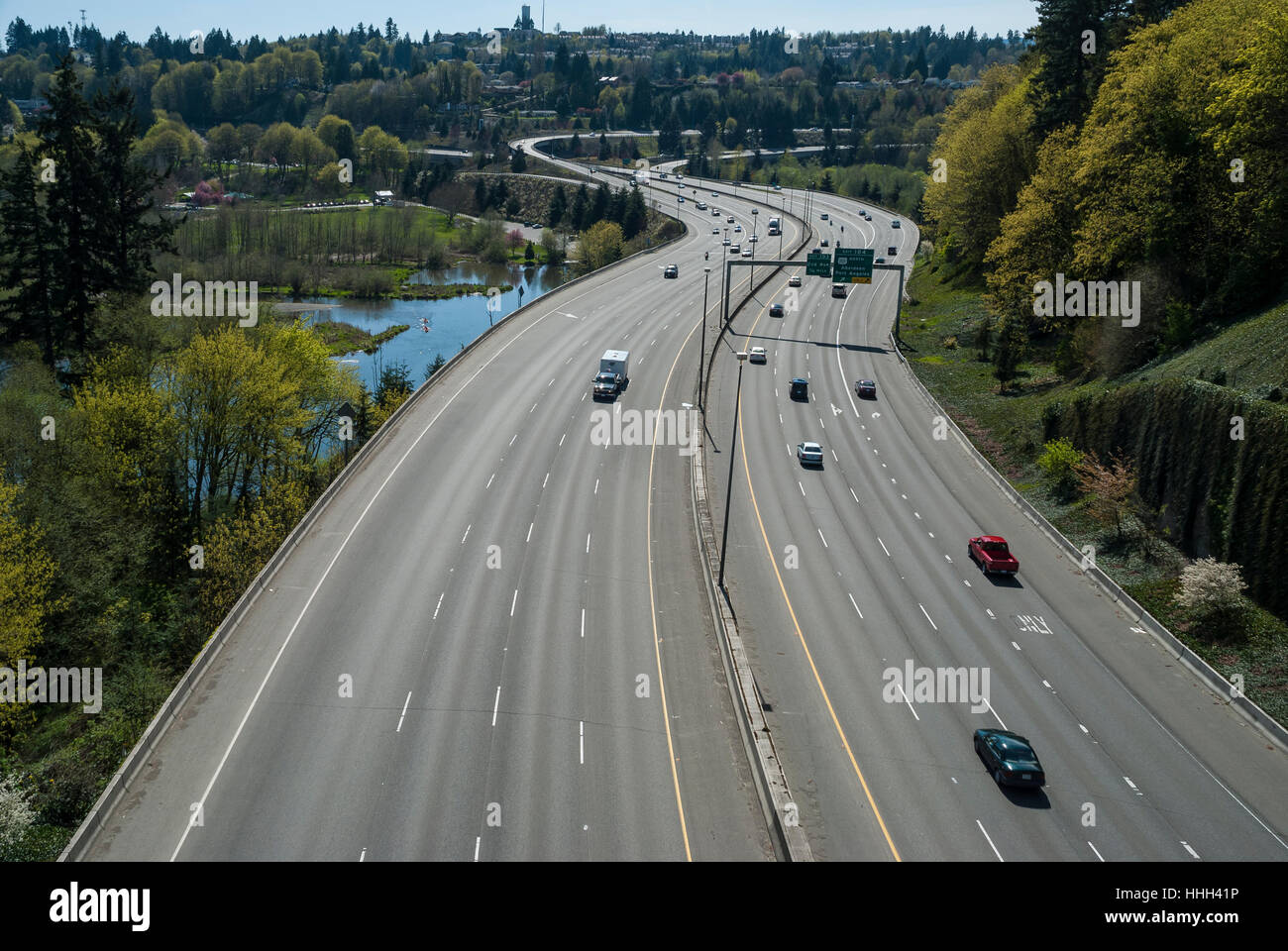Truck interstate highway 5 hi-res stock photography and images - Alamy
