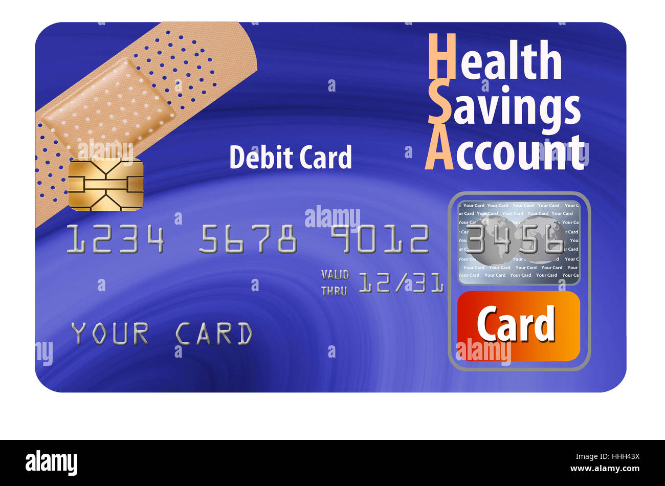 Health Savings Account debit card Stock Photo - Alamy